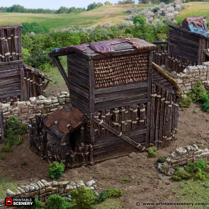 Large Shanty - Print And Paint Scenery
