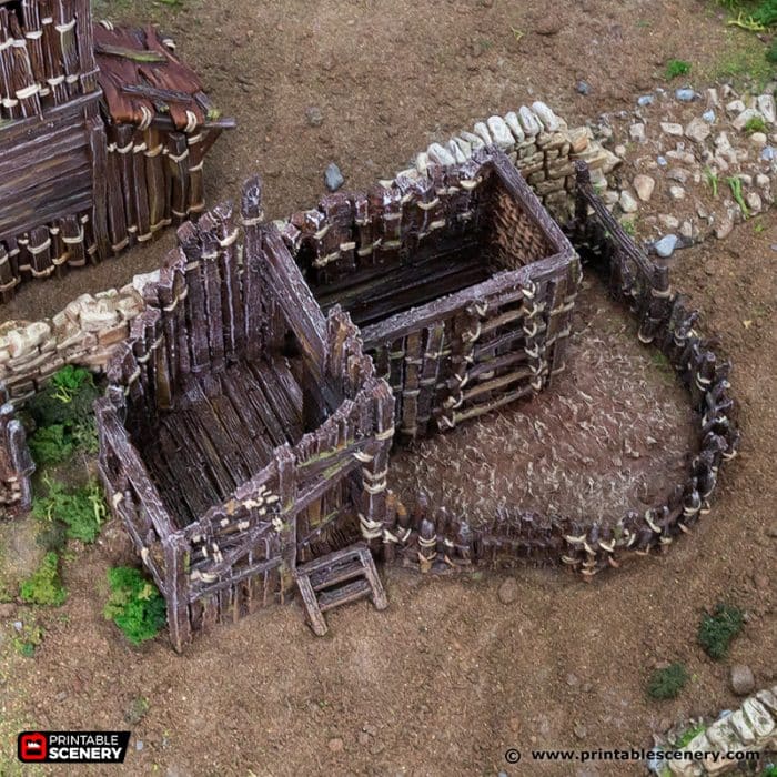 Large Shanty - Print And Paint Scenery